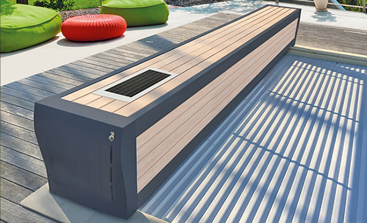 Swimming pool shutters